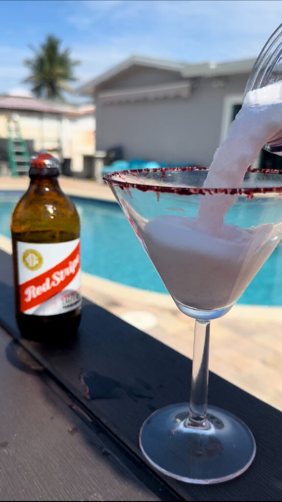 Red Stripe Cran - Mango Beertini - Jerk Tavern