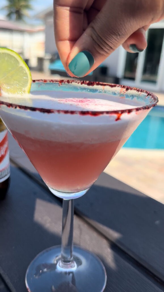 Red Stripe Cran - Mango Beertini - Jerk Tavern